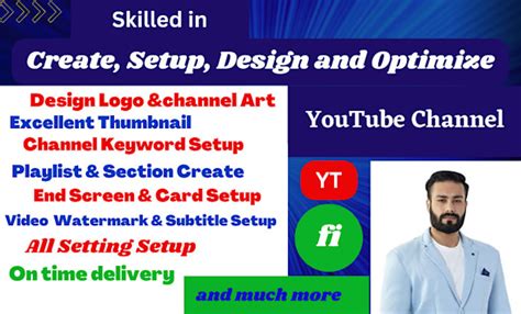 Create Setup And Design Youtube Channel Professionally By Arisa Fiverr
