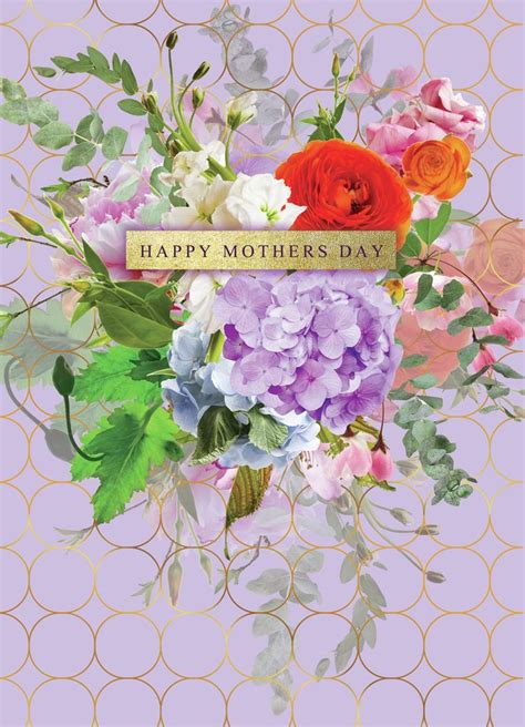Happy Moms Day Bouquet Of Flowers Happy Mothers Day Floral Happy