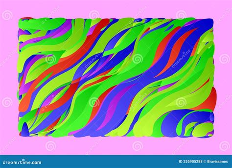 Futuristic Wave Abstract Art Background Shape Backdrop Wavy Stock Vector Illustration Of