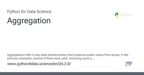 Aggregation Python For Data Science 2430
