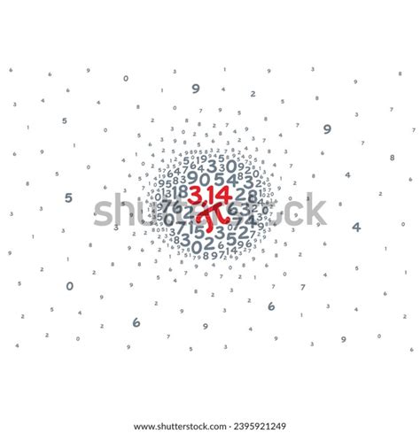 Red Pi Number Symbol Pi Number Stock Vector Royalty Free 2395921249 Shutterstock