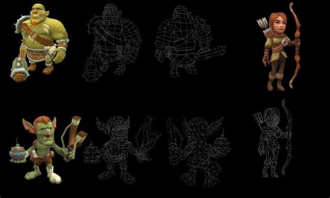 create 3d low poly retro ps1 psx n64 style character model rig animate