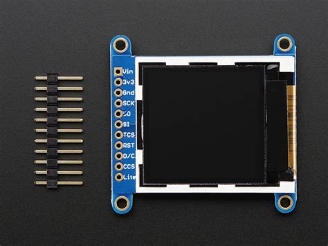 what are the key features of the adafruit 1 44 color tft lcd display