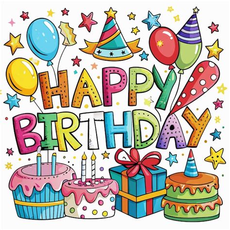 Happy Birthday Clip Art Free Images Free Download On Freepik