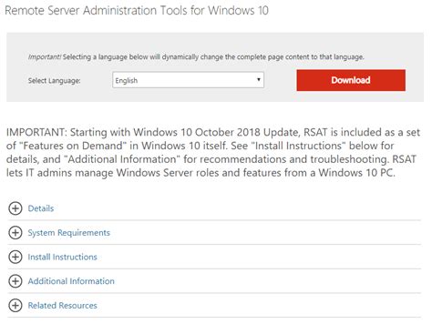 Rsat — Remote Server Administration Tools Internet