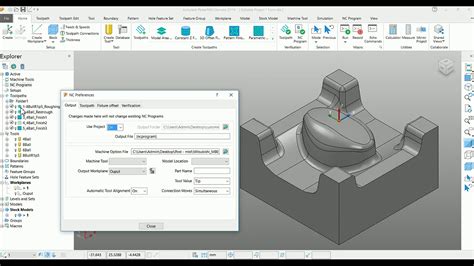 autodesk powermill nc output tutorial 41 tamil youtube