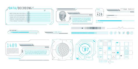 Premium Vector Interface Of The Program For Processing And Decoding