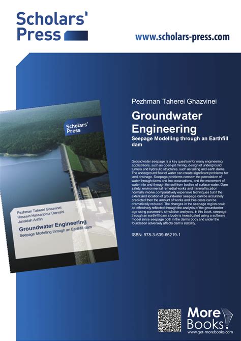 Pdf Groundwater Engineering Seepage Modelling Through An Earthfill Dam