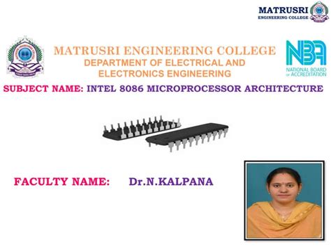 Mpmc 8086 Ppt1 2 Features Architecture Pptx