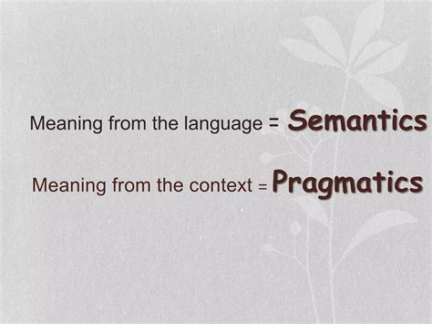 Semantic And Pragmatic Pptx