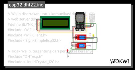 Sensor Suhu And Kelembaban Blynkyeremia Wokwi Arduino And Esp32 Simulator