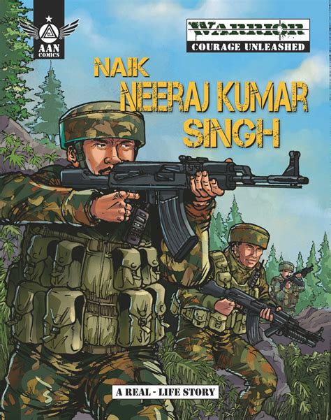 ashok chakra awardee naik neeraj kumar singh aan comics publishing