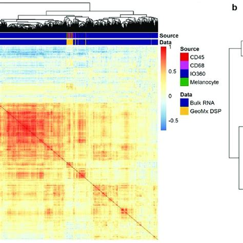 Correlation Between Mrna And Protein A Unsupervised Hierarchical