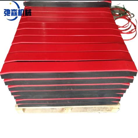 belt conveyor high elastic rubber buffer impact bar belt conveyor and