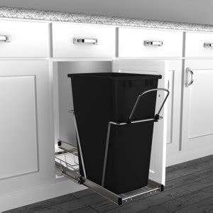 Rev A Shelf Pull Out Trash Can Qt For Kitchen Cabinets Reviews Wayfair