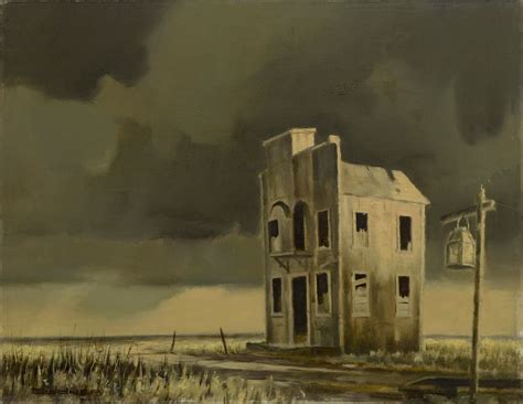 Joseph Bodner Abandoned Building Mid Century Sepia Ghost Town
