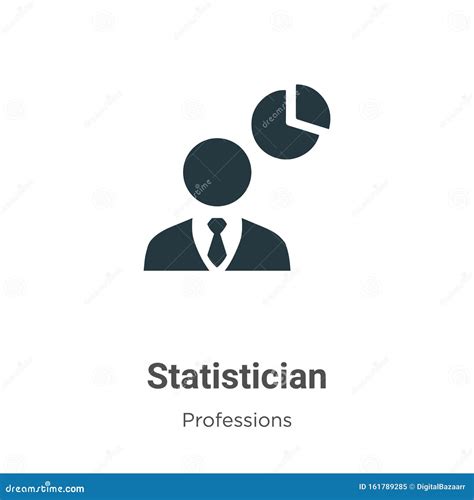 Statistician Vector Icon On White Background Flat Vector Statistician Icon Symbol Sign From
