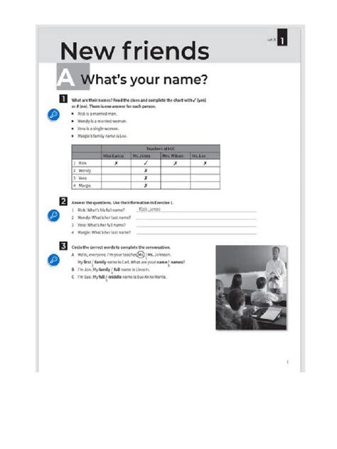 Workbook Unit 1 Pdf