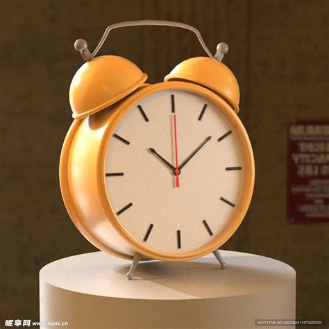 闹钟3d模型设计设计图3d设计3d设计设计图库昵图网