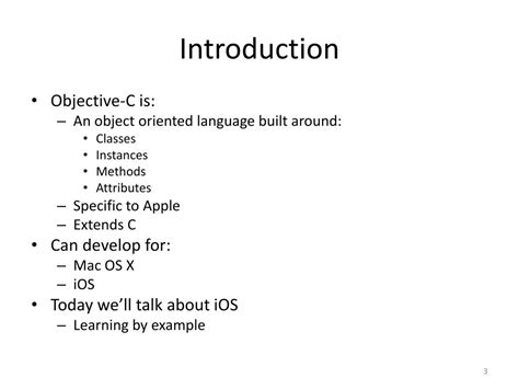 Ppt Objective C And Ios Powerpoint Presentation Free Download Id
