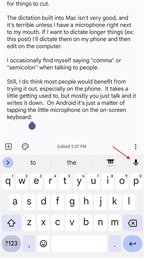 Consider Trying Dictation
