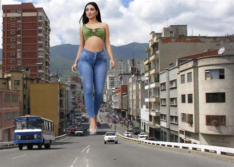 Giantess On The Avenue By Markawassi On Deviantart