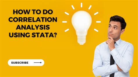 How To Do Correlation Analysis Using Stata Youtube