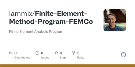 github iammix finite element method program femco finite element