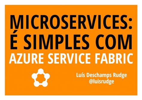 PDF Microservices É fácil Azure Service Fabric DOKUMEN TIPS
