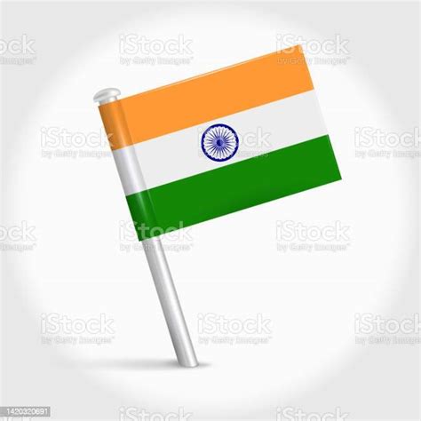 인도지도 핀 플래그 3d 사실적인 벡터 일러스트 레이 션 0명에 대한 스톡 벡터 아트 및 기타 이미지 0명 3차원 형태 각도 Istock