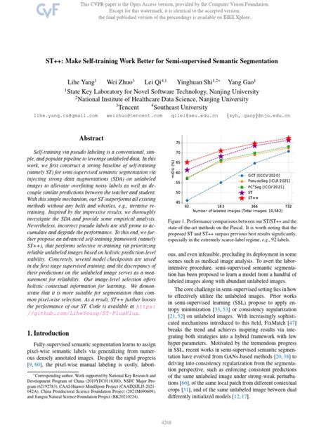 yang st make self training work better for semi supervised semantic