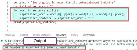 Capitalize The First And Last Letters Of Each Word In String