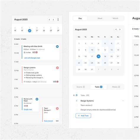 Calendar Widgets 📅 Behance
