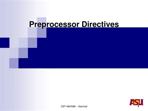PPT Preprocessor Directives PowerPoint Presentation Free Download ID 9138893