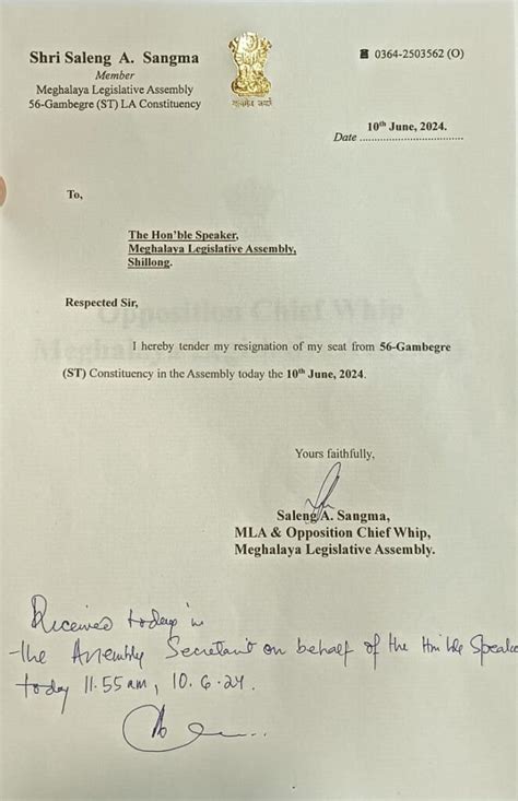 Iehnoh Kam U Saleng Kum U MLA Ka Gambegre Ym Don MLA Shuh Ka Congress