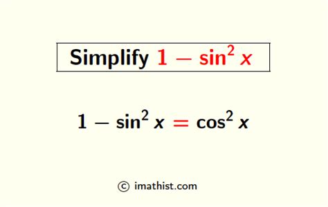 Simplify The Expression 1 Sin 2x 1 Sin 2x Formula Identity Imath