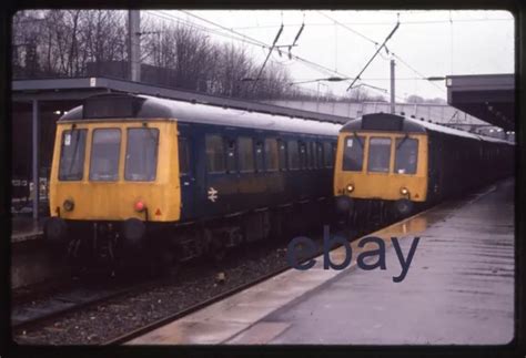 Original 35mm Slide Class 127 Dmu S At Luton Station W Local Workings