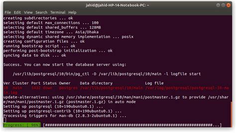 linux に postgresql データベースと pgadmin をインストールする方法