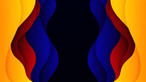 Vector Abstract Background With Gradient Color And Dynamic Shadow On