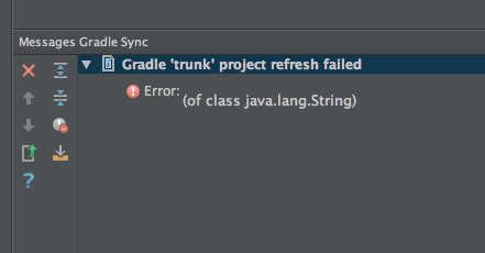 Gradle Project Refresh Fails IDEs Support IntelliJ Platform JetBrains
