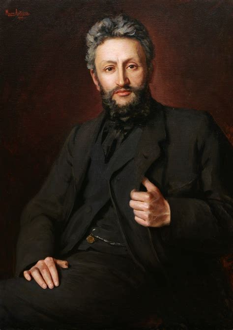 Proantic Marc Antoine Portrait Of A Bearded Man In A Black Suit Lar