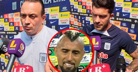Alianza Lima Adrián Arregui Y Alejandro Restrepo Responden Con Todo A Arturo Vidal Tras