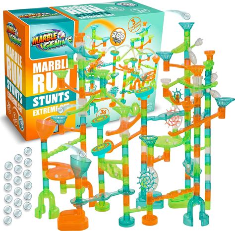 marble genius marble run stunts extreme set 200 pieces