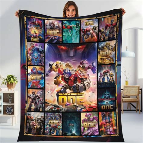 Transformer One Blanket Optimus Prime Robot Blankets Boy Bed Room