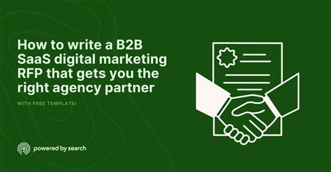 How To Write A B B SaaS Digital Marketing RFP Template