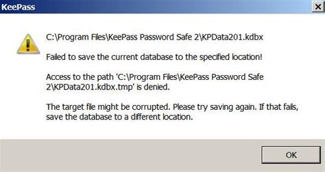 keepass cannot open the program after installation