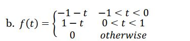 Solved Find The Fourier Integral Representation Of The Chegg