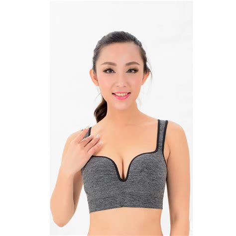 Sexy Woman Sportswear Fitness Running Clothes Women Jogging Yoga Racerback Sports Bra Padded