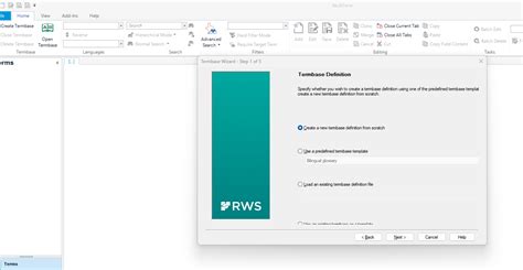 Creating Termbase Issue Display Does Not Show All Data Required 3