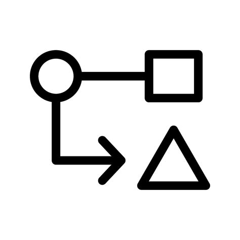 Flow Chart Icon Vector Symbol Design Illustration 26626370 Vector Art
